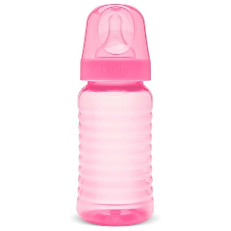 Mamadeira - 340ml - Big Clean - Rosa - Lolly Nenny