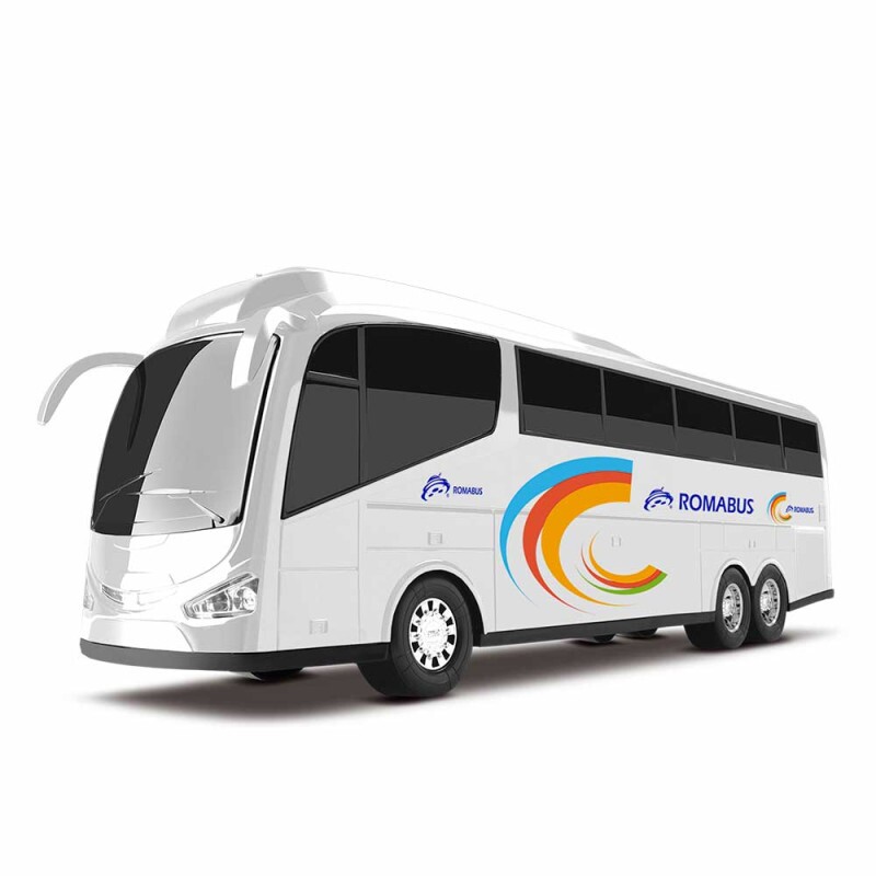 Ônibus Roda Livre - Viação Roma Bus Executive - Branco - Roma