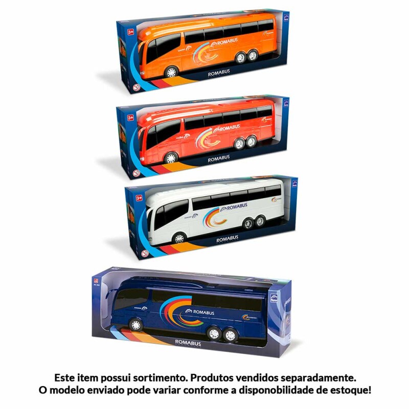 Ônibus Roda Livre - Viação Roma Bus Executive - Sortido - Roma