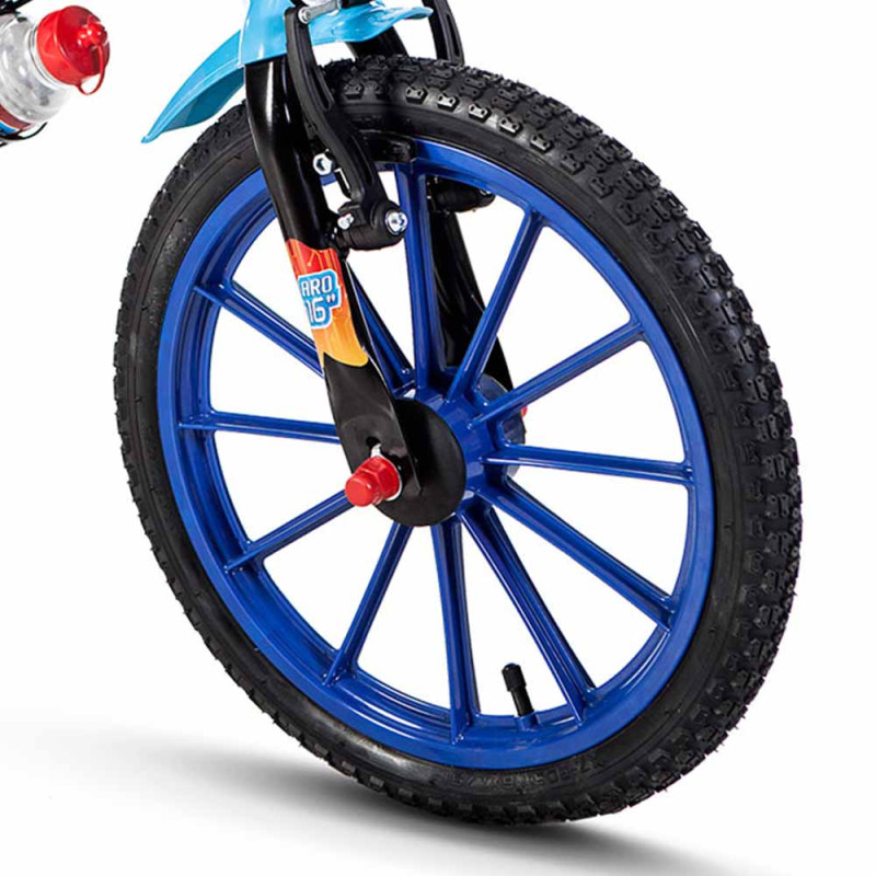 Bicicleta Infantil com Rodinhas - Aro 16 - Tech Boys - Azul - Nathor