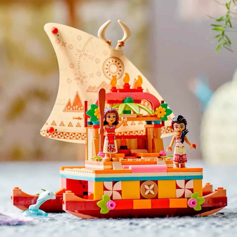 Blocos de Montar - Barco Catamarã da Moana - 321 peças - LEGO Disney ...
