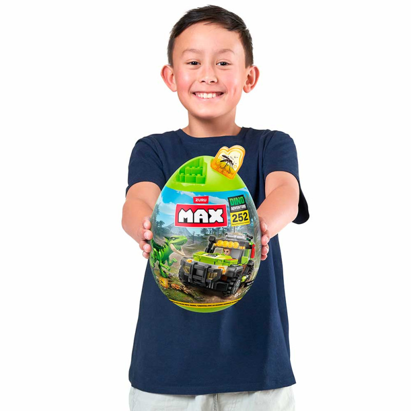 Blocos de Montar - MAX Dino - Ovo Raptor Force - 252 peças - Candide