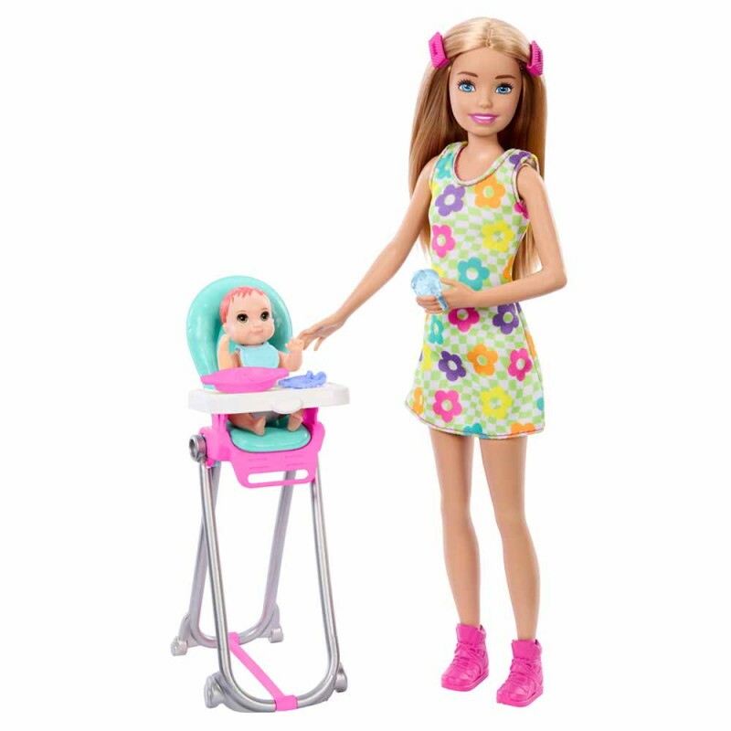 Boneca - Barbie Skipper Babysitters - Cadeirinha - Mattel