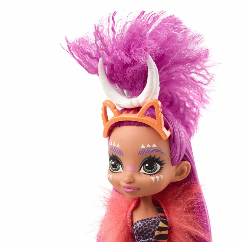 Boneca Articulada Cave Club com Dino - Roaralai e Ferrell - Mattel