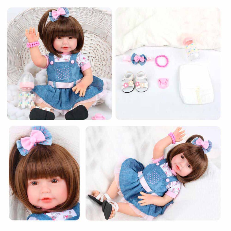 Boneca Bebê - Reborn Laura Baby - Alexia - Shiny Toys