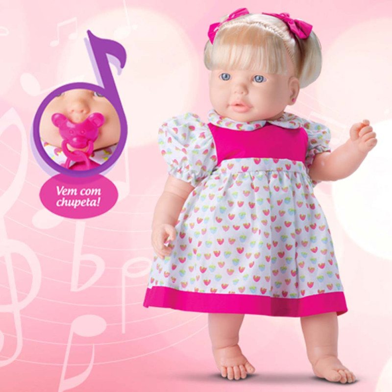 Boneca Interativa - 48 cm - Baby Canta Canções - OMG Kids