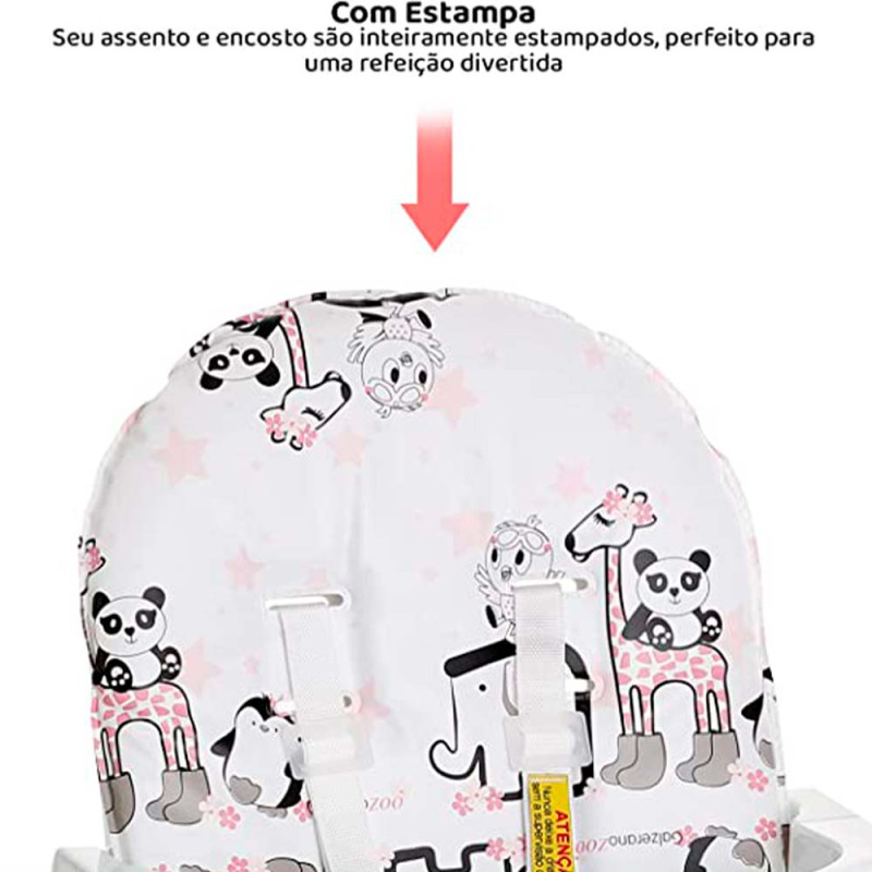 Cadeira de Alimentação Alta - Nick - Zoo - 23 kg - Galzerano