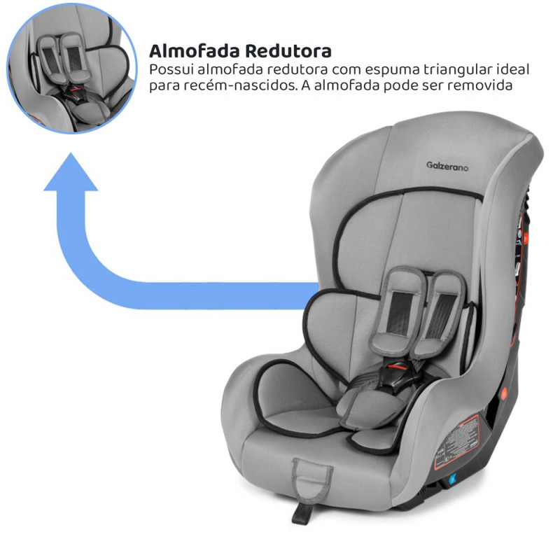 Cadeira para Auto - Bebê - 0-25kg - DRC Maximus - Grafite - Galzerano