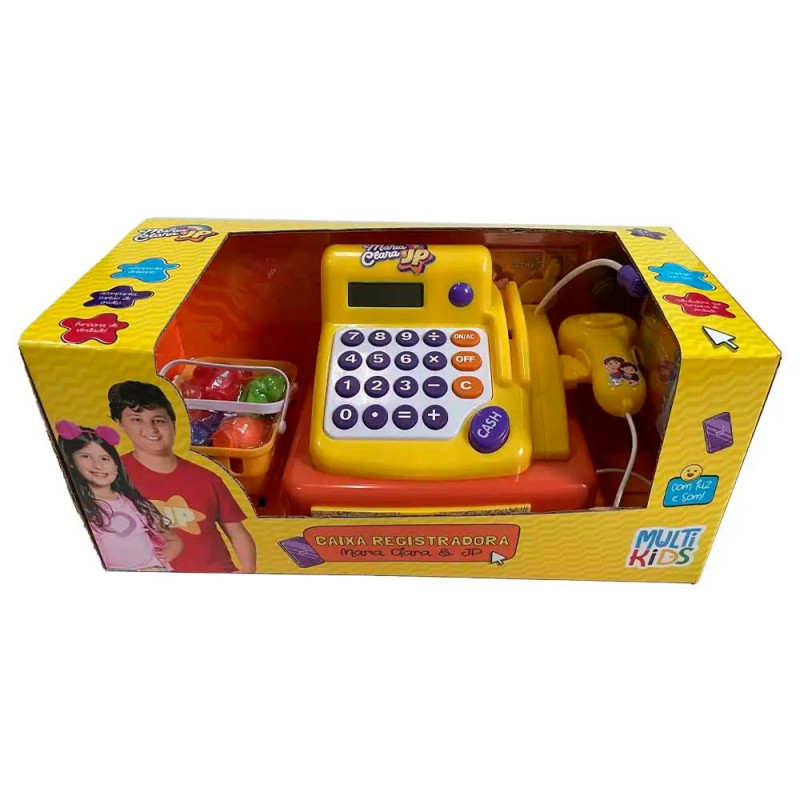 Caixa Registradora Infantil - Maria Clara e JP - Luz e Som - Multikids