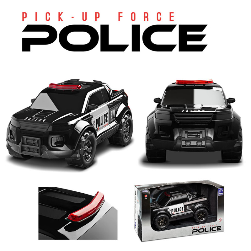 Caminhonete Roda Livre - Pick-Up Force - Polícia - Roma Brinquedos