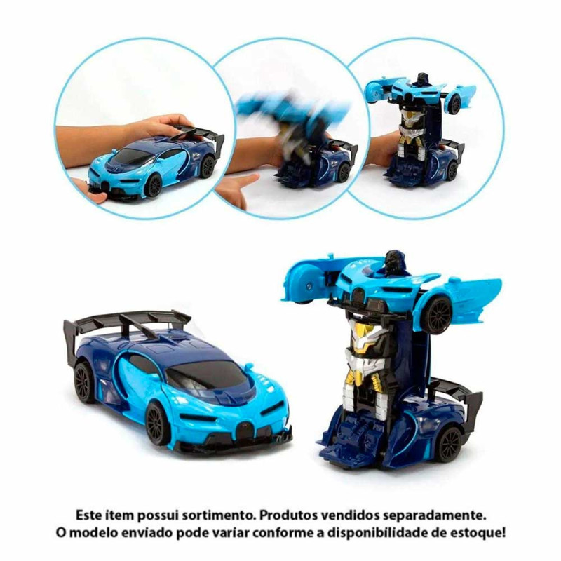 Carrinho de Controle Remoto - Changebot - Carro Robô - Sortido - Polibrinq
