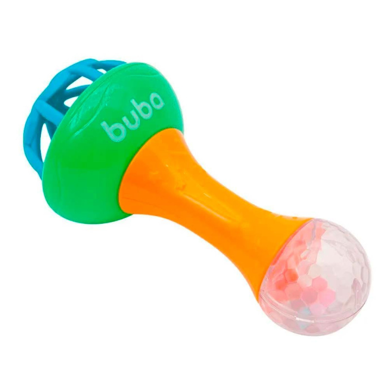 Chocalho com Atividades para Bebê - 2 em 1 - Baby Shake - Colorido - Buba
