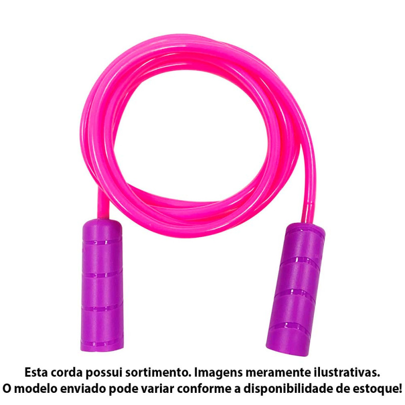 Corda de Pular Infantil - Pula Corda Happy - 2m - Sortido - DM Toys