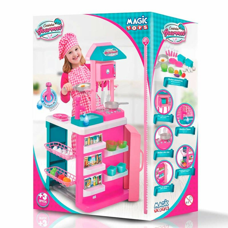 Cozinha Infantil Completa - Gourmet - Sai Água - Magic Toys