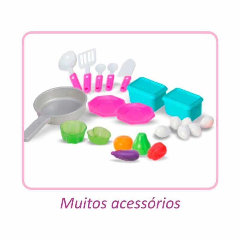 Cozinha Infantil Completa - Gourmet - Sai Água - Magic Toys