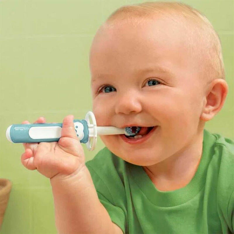 Escova de Dente Infantil - Baby’s Brush - Azul - MAM