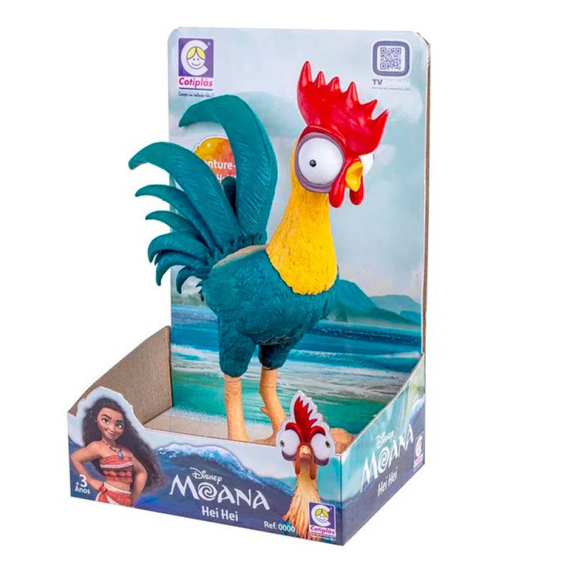 Figura de Vinil - 31 cm - Disney - Moana - Hei Hei - Cotiplás