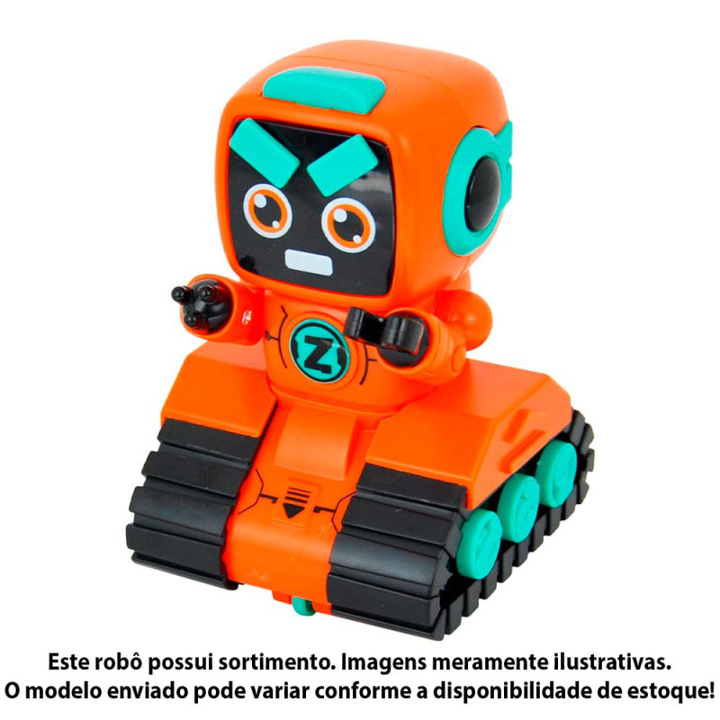 Figura de Fricção - Bob Robô - 11 cm - Sortido - DM Toys