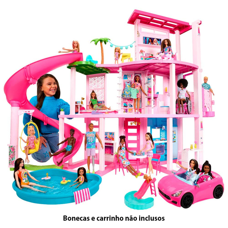 Casinha de Boneca - Barbie - Casa dos Sonhos - 3 Andares - Mattel