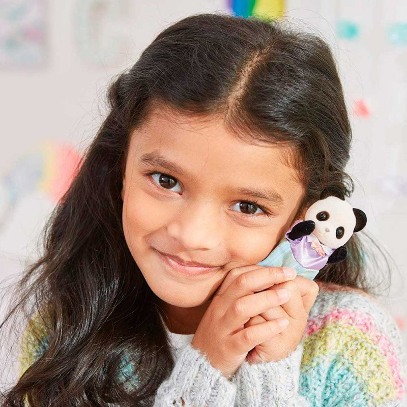Figuras - Sylvanian Families - Família dos Pandas Graciosos - Epoch Magia