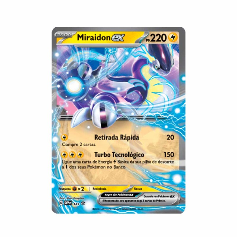 Jogo de Cartas - Pokémon - Baralho Batalha EX - Miraidon - Copag