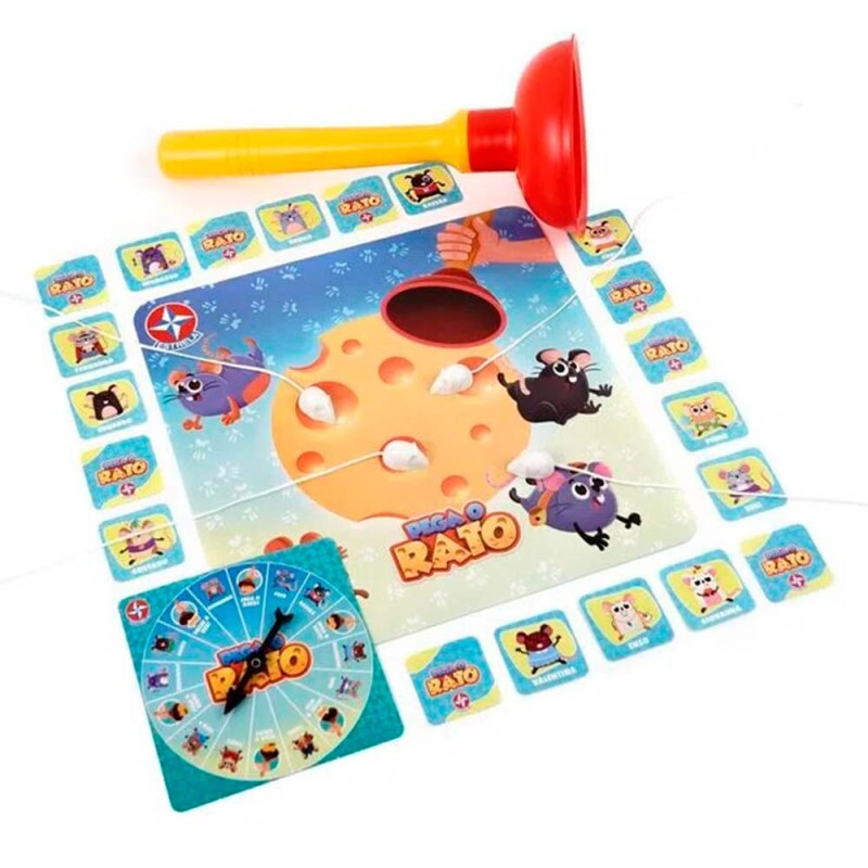 Jogo de Tabuleiro Infantil - Pega o Rato - Estrela