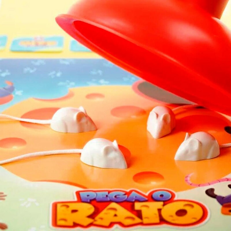 Jogo de Tabuleiro Infantil - Pega o Rato - Estrela