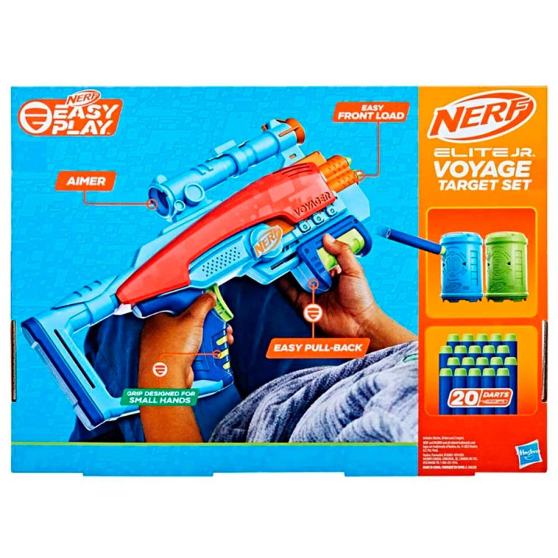 Lançador de Dardos - Nerf Elite Jr - Voyage Target Set - Hasbro