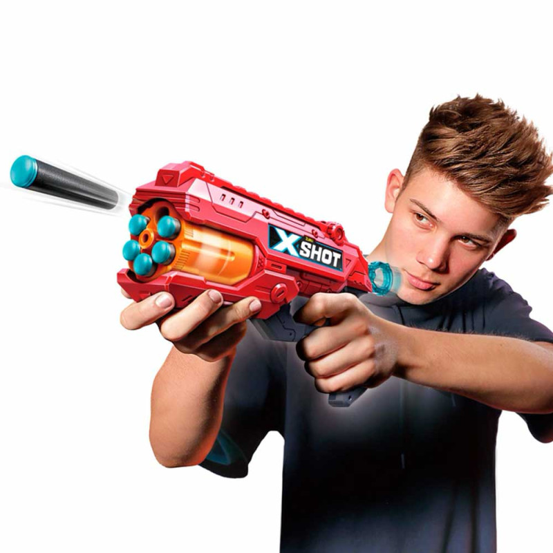 Lançador de Dardos - X-Shot Red - Reflex 6 - Candide