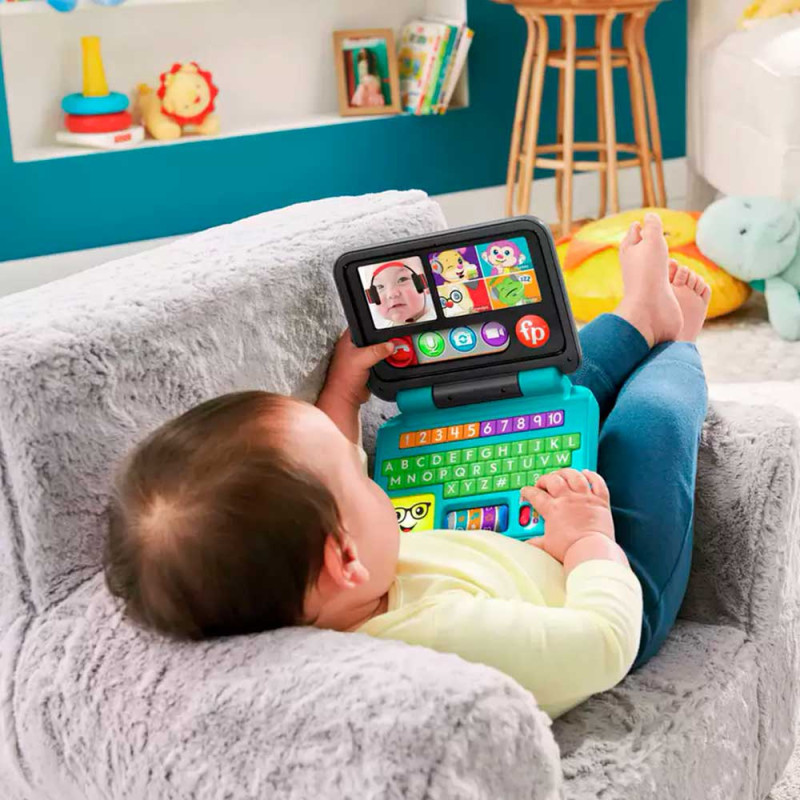 Laptop Infantil de Aprendizagem - Aprender e Brincar - 55 Sons - Fisher ...