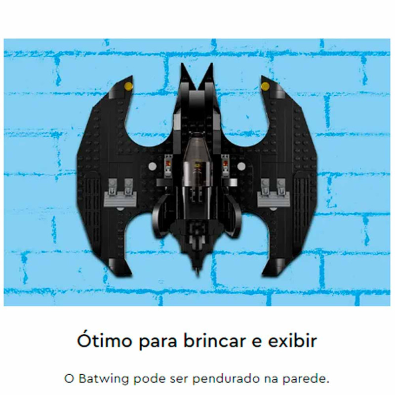 LEGO DC Batman - Batwing: Batman vs Coringa - 357 peças - Lego