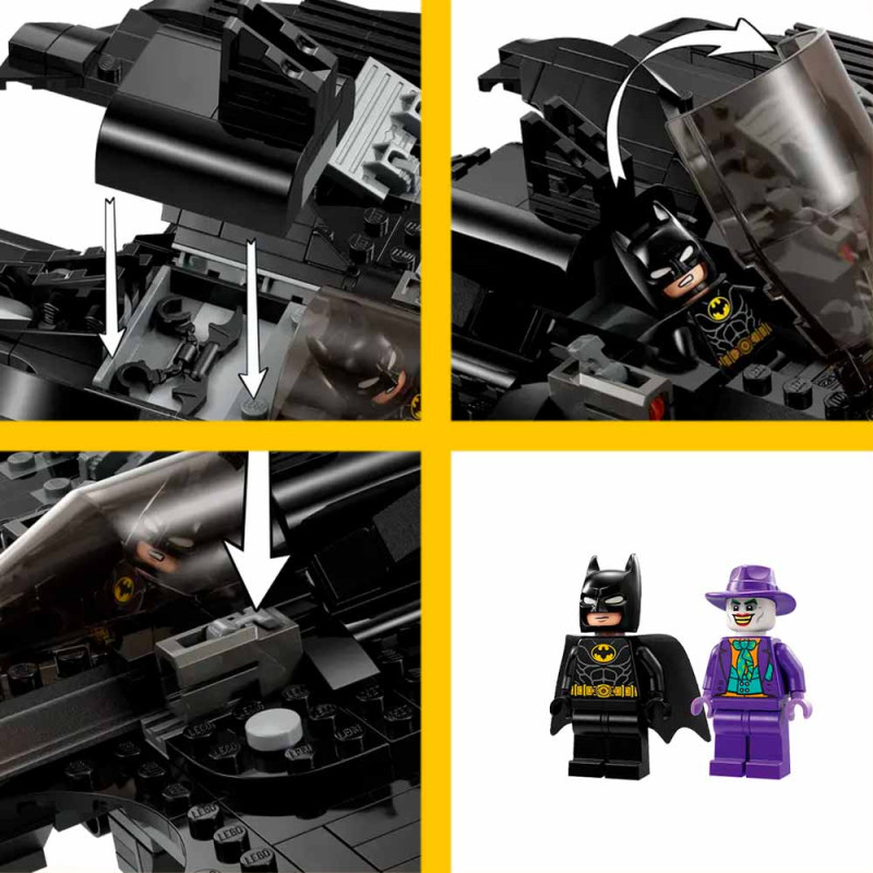 LEGO DC Batman - Batwing: Batman vs Coringa - 357 peças - Lego