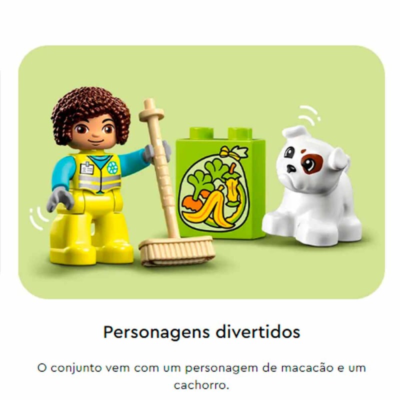 LEGO Duplo - Caminhão de Reciclagem - 15 peças - Lego
