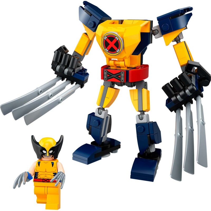 Lego Marvel - Armadura Robô do Wolverine - 141 Peças - Lego