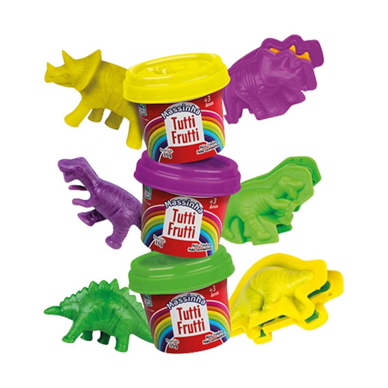 Massa de Modelar - Tutti Frutti - Dinossauro Amigo - Super Toys