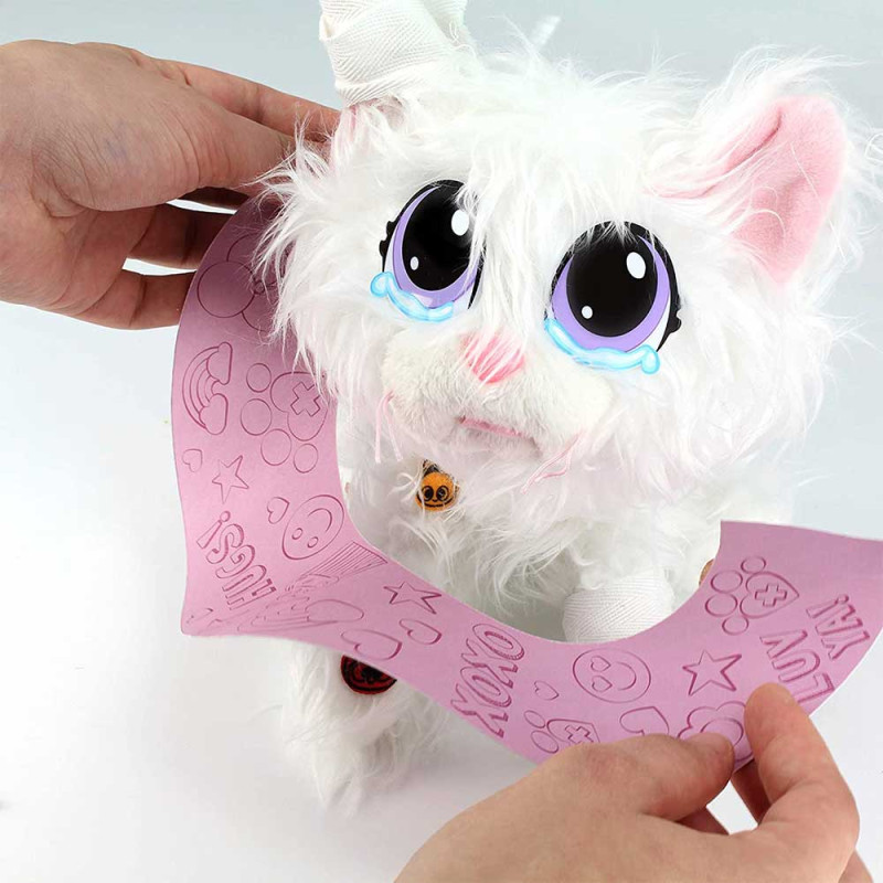 Pelúcia Infantil com Acessórios - Adota Pets - Gatinho - Snow - Multikids