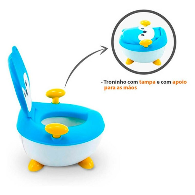 Penico Troninho Infantil - Fox Potty - Azul - Safety 1st