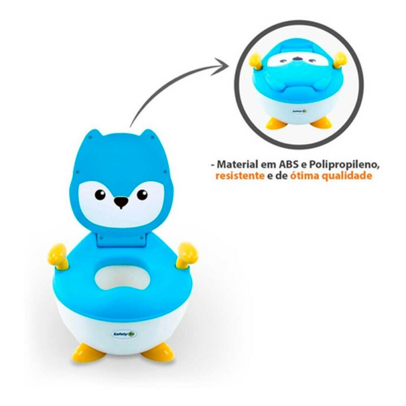 Penico Troninho Infantil - Fox Potty - Azul - Safety 1st