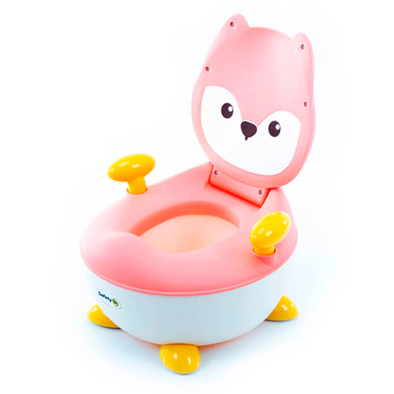 Penico Troninho Infantil - Fox Potty - Rosa - Safety 1st