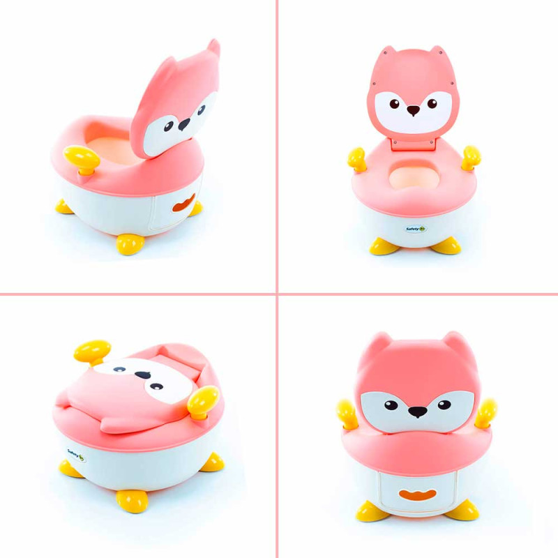 Penico Troninho Infantil - Fox Potty - Rosa - Safety 1st