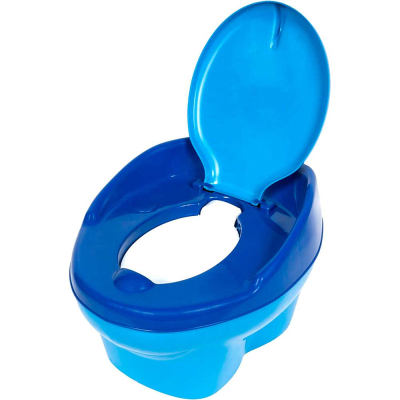 Penico Troninho Infantil Musical - Azul - Styll Baby