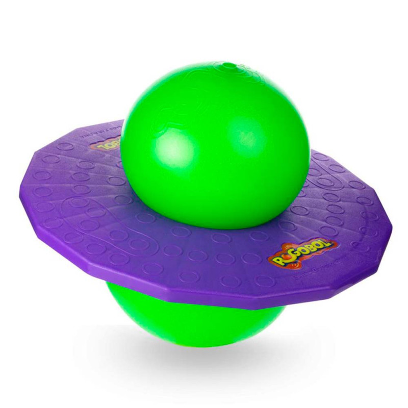 Pula-Pula Infantil - Pogobol - Roxo e Verde - Estrela