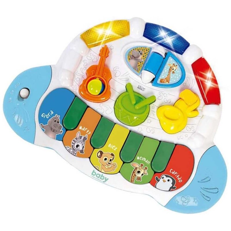 Tecladinho Musical - Baby DreamWorks - Madagascar - Zoop Toys